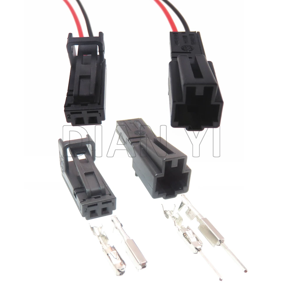 1-Set-2-Way-Car-License-Plate-Lamp-Docking-Wire-Harness-Socket-AC ...