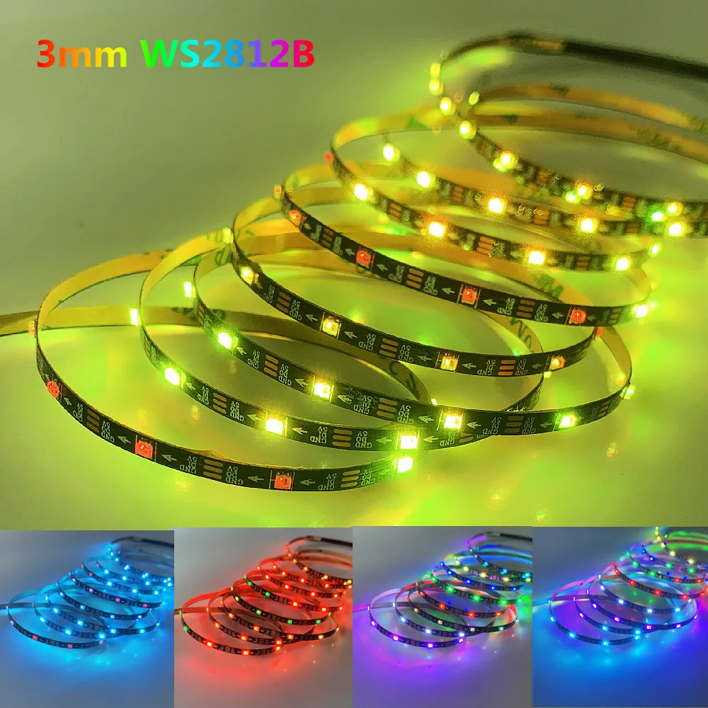 Tira-de-luces-Led-plegable-RGB-SK6812-cinta-de-p-xeles-ARGB ...