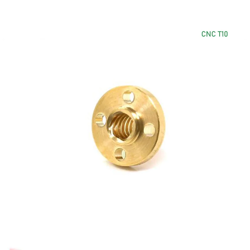 CNC-T10-1pcs-T10-Nut-Trapezoidal-Screw-Nut-Brass-Copper-Nut-Lead-2mm ...