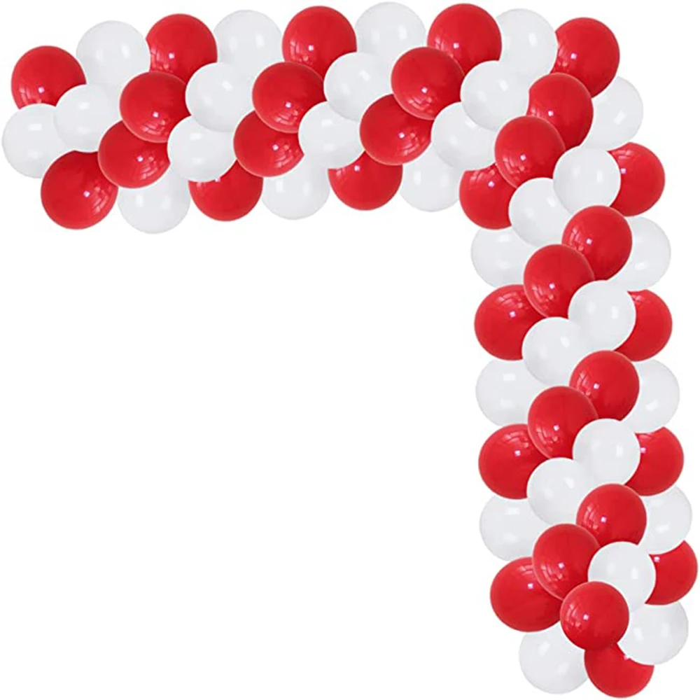 1Set-Red-Balloon-Garland-Kit-Arch-White-Latex-Balloons-New-Year-Wedding ...