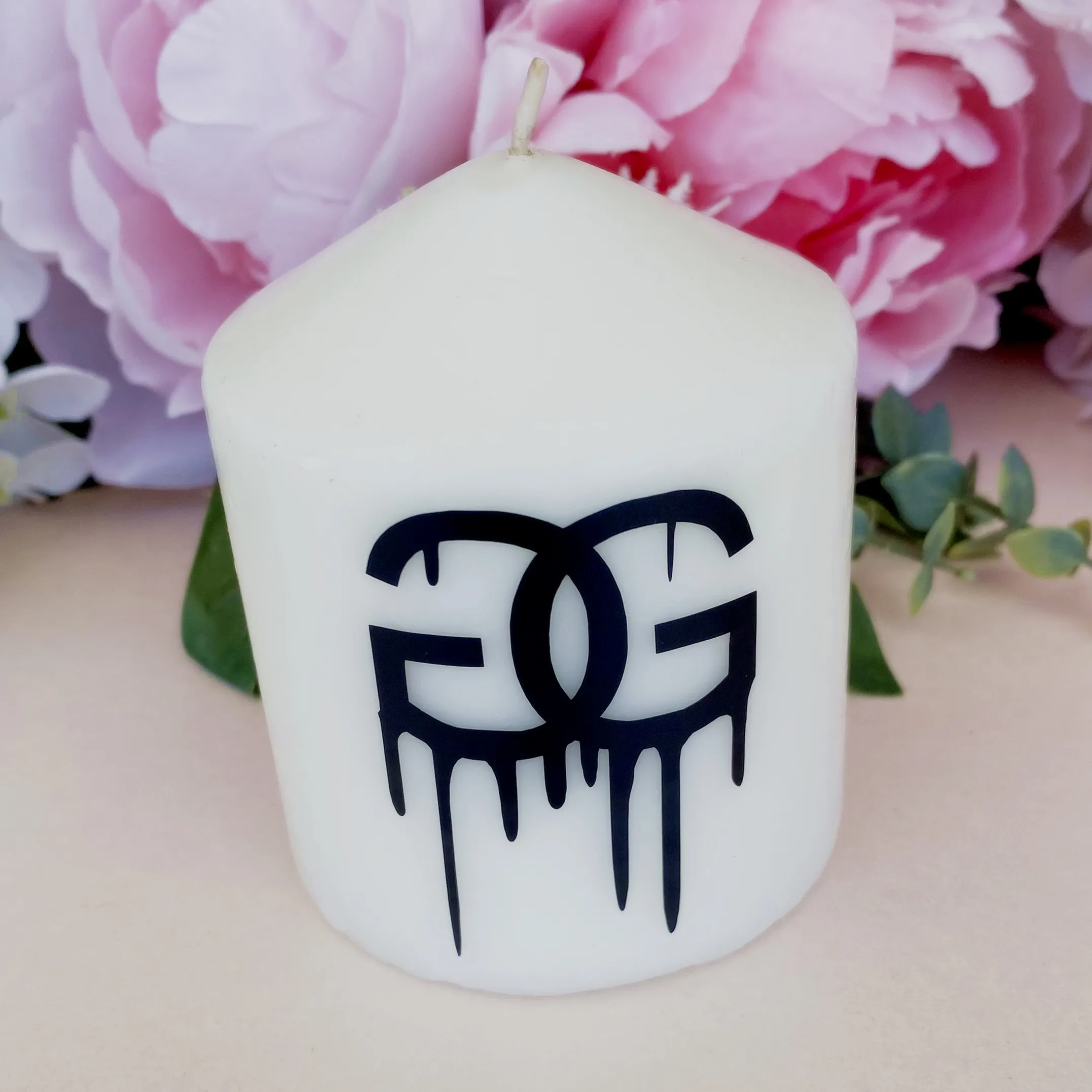 Customize Fashion Brand Logo Vinyl Decals Sickers Luxury Drip Logo ...