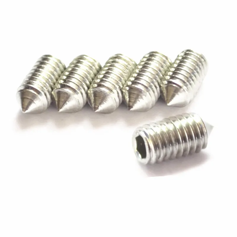 10pcs-lot-Hex-Hexagon-Socket-Set-Screw-Cone-Point-Grub-Screw-M2-M2-5-M3 ...
