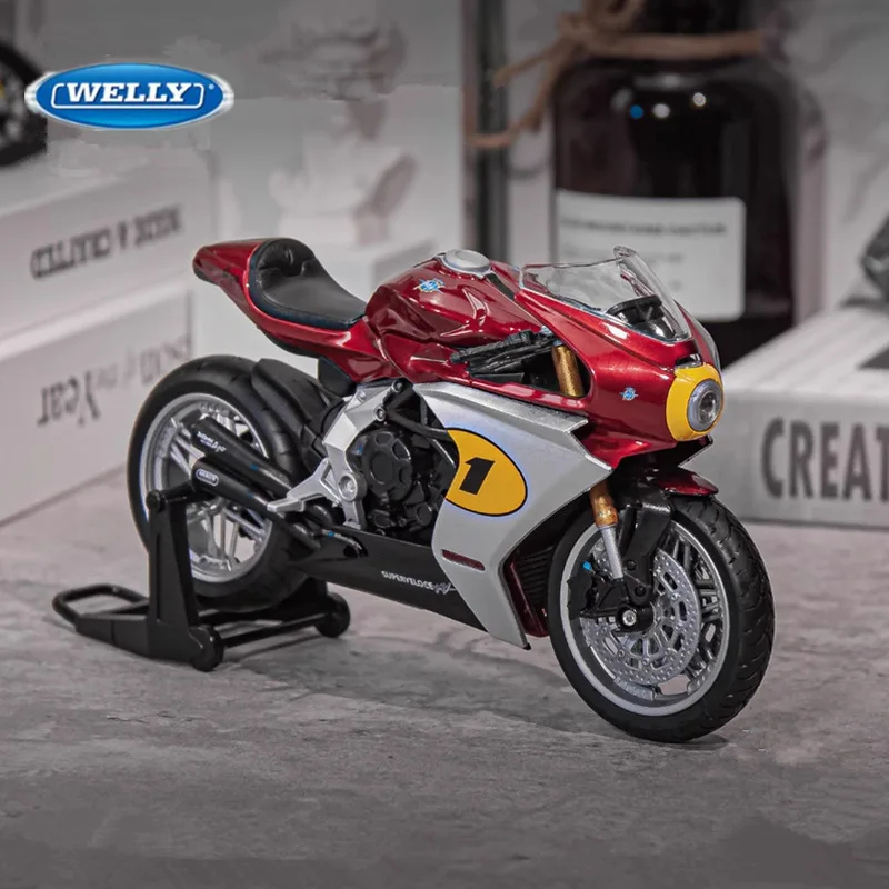 WELLY-1-12-MV-Agusta-Superveloce-Ago-Alloy-Racing-Motorcycle-Model ...