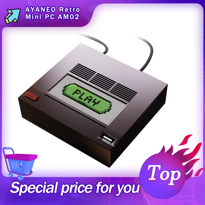 AYANEO-Retro-AM02-Mini-Host-AMD-R7-7840HS-Secondary-Screen-Design-Mini ...