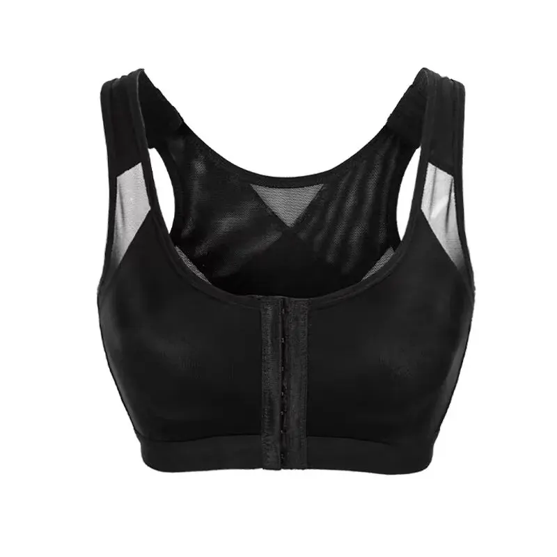 Women-Front-Buckle-Bras-Camisole-Underwear-Black-M-L-XL-Breathable ...