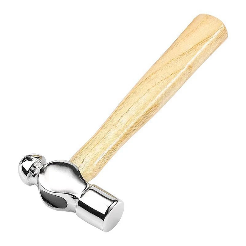 Wooden-Handle-Round-Hammer-Home-Installation-Small-Hammer-Walnut-Hammer ...