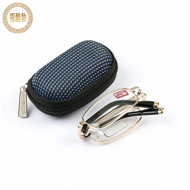 Portable Elegant Folding Reading Glasses Women Fold Temples Eyeglass ...