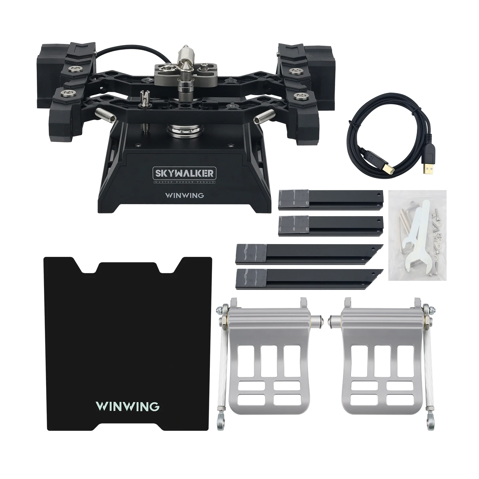 WINWING-R1-Standard-Damper-Edition-Orion-Metal-Flight-Simulator-Rudder ...