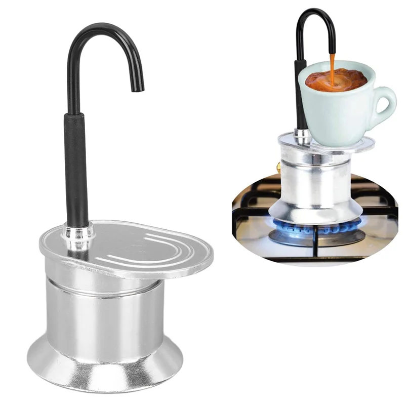 Y50A-1 Piece 50ML Single Tube Moka Pot Enjoy Delicious Coffee In No ...