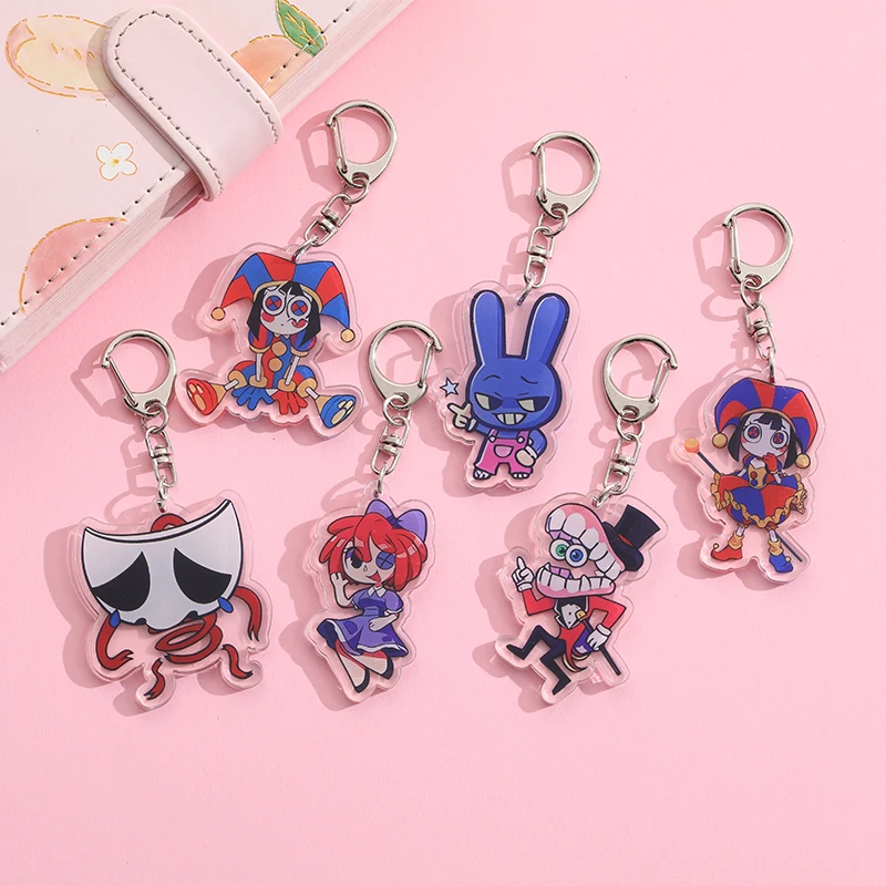 THE-AMAZING-DIGITAL-CIRCUS-Acrylic-Keychain-Cartoon-Character-Ornament ...