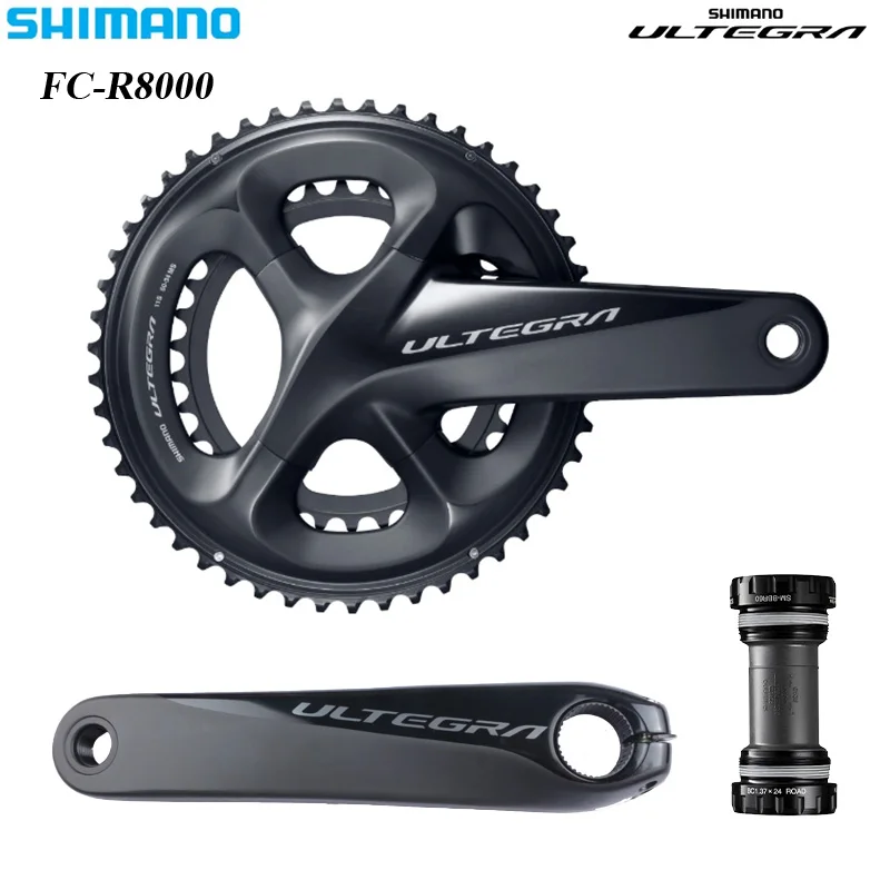 SHIMANO-ULTEGRA-R8000-Crankset-FC-R8000-HOLLOWTECH-II-CrankSet-2x11 ...