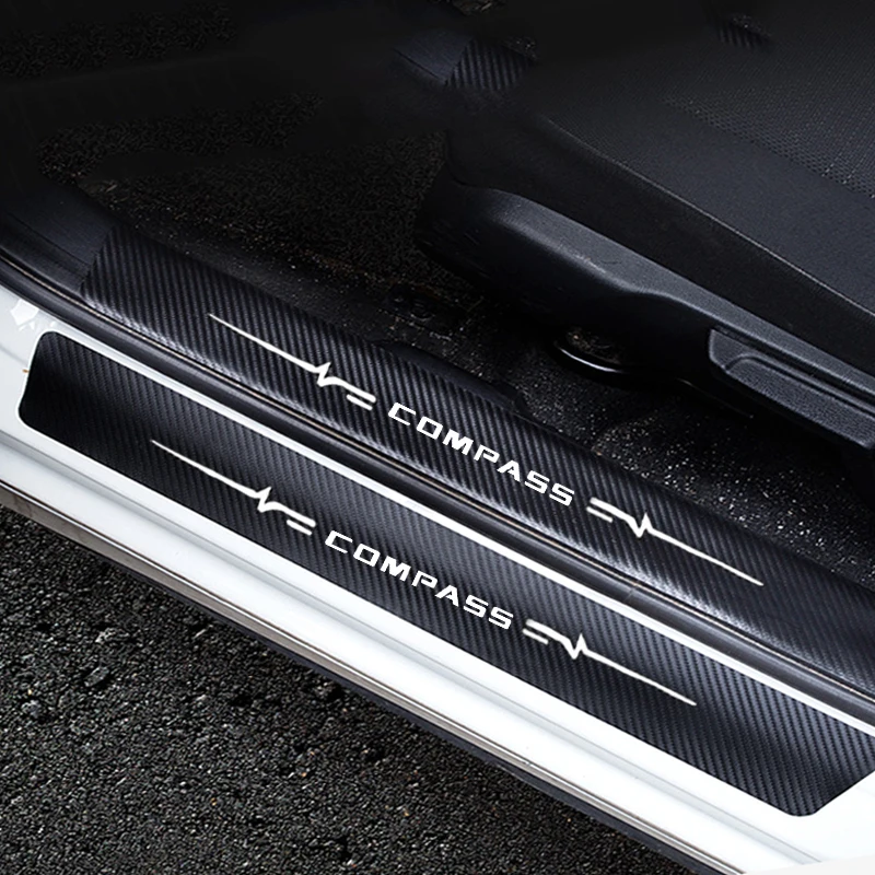 Car-Tailgate-Threshold-Protective-Decals-For-JEEP-COMPASS-Logo-Auto ...