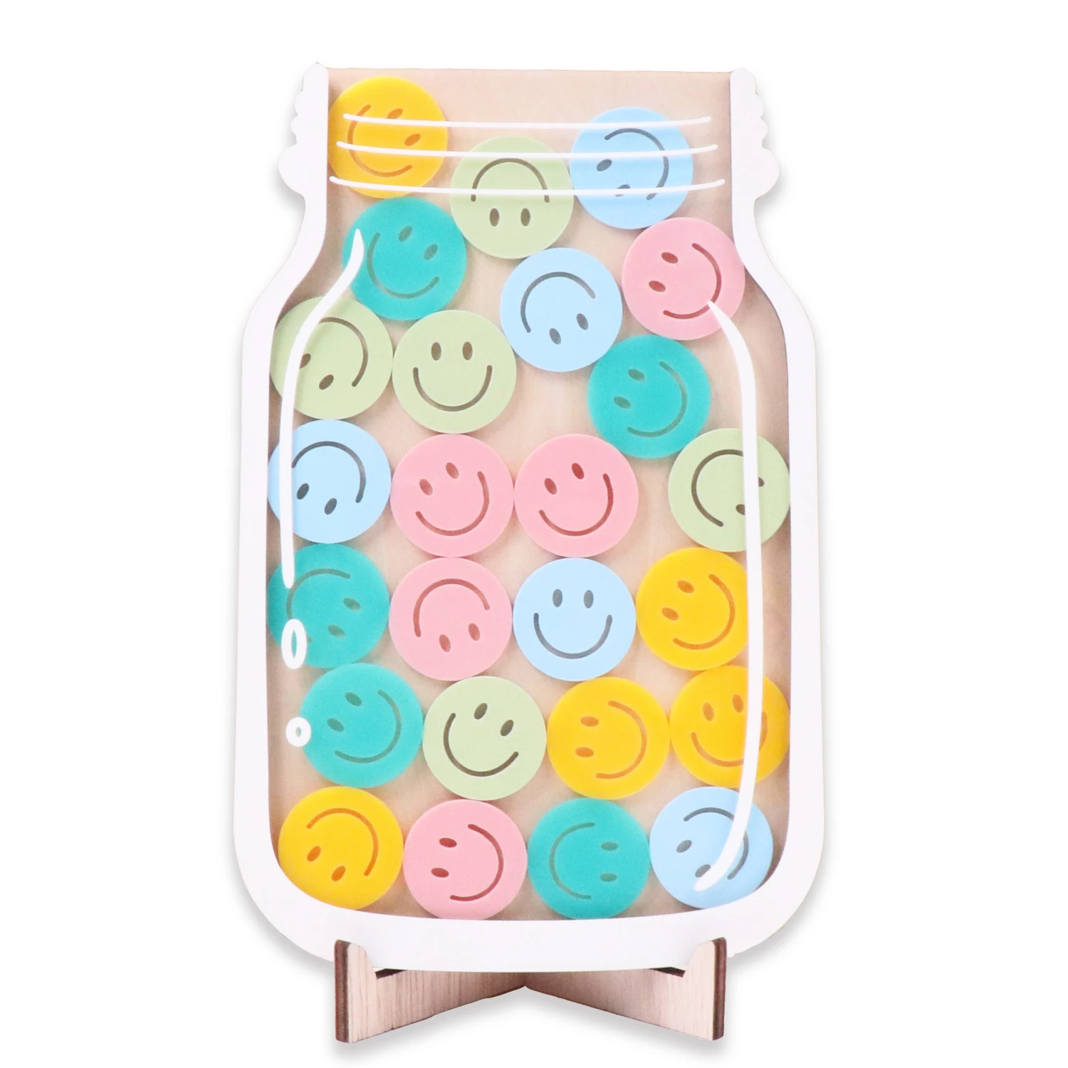 1piece-Kids Reward Jar With smiling face, Classroom Magnet Reward Jar ...