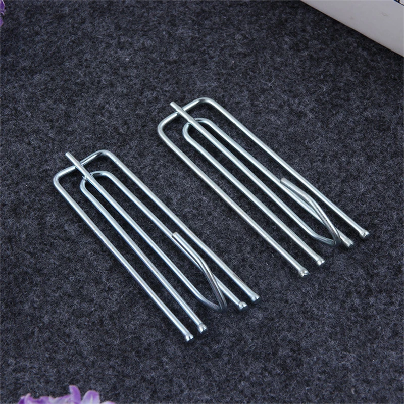Stainless Metal Two /Four Fork Hook For Curtain Plastics Styling Hook ...