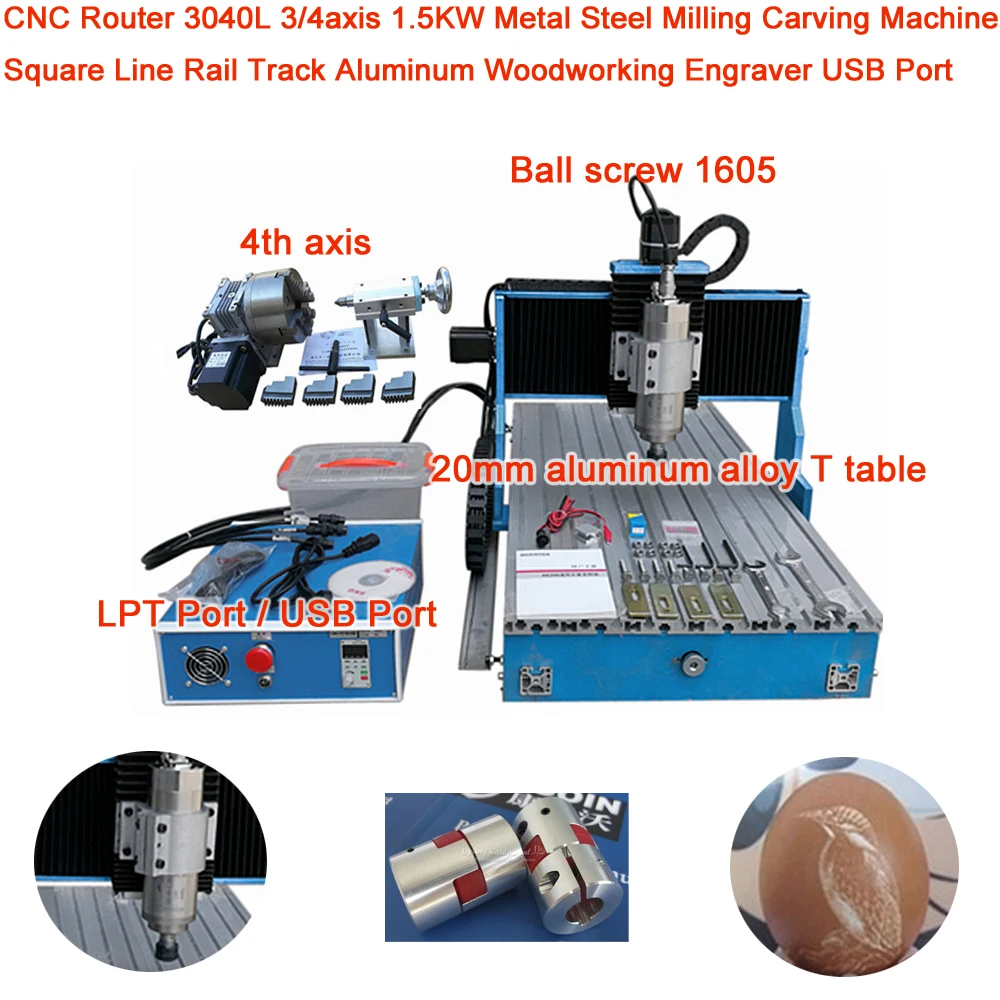 CNC-Router-3040L-3-4axis-1-5KW-Metal-Steel-Milling-Carving-Machine ...