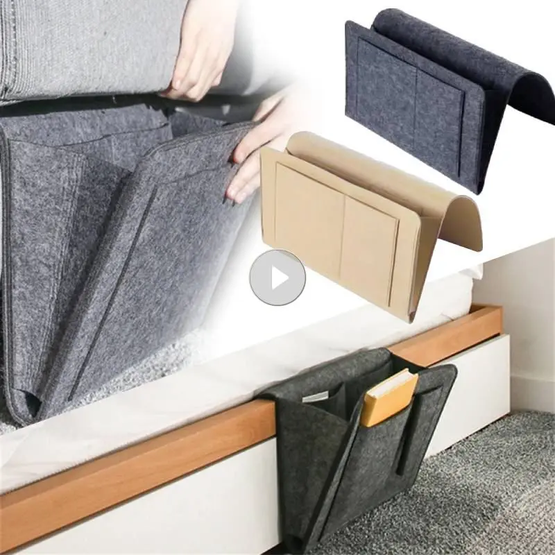 Feltro-Bedside-Storage-Organizer-Bedside-Pouch-Bed-Sofa-Side-Pouch ...