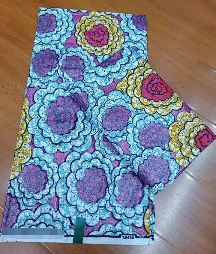 2022-Newest-Best-Quality-Nigerian-Glam-Glitter-Grand-Ankara-Golden-Wax ...