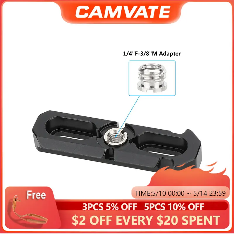 CAMVATE 2.67" Quick Release NATO Rail with ARRI Style Accessory Mount ...