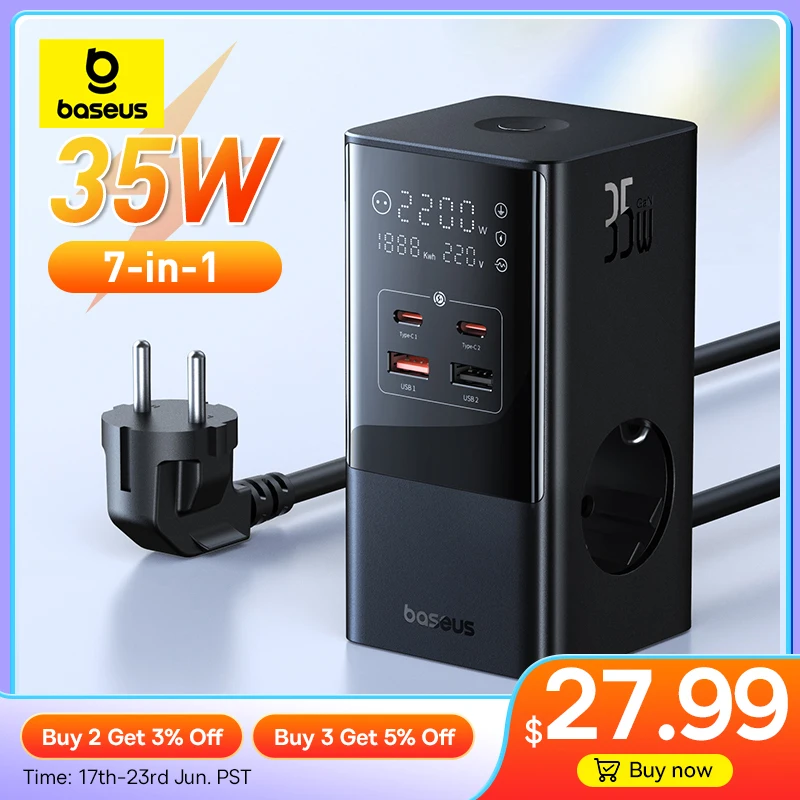 Ładowarka Baseus 35W za $28.13 / ~115zł - LowcyChin.pl