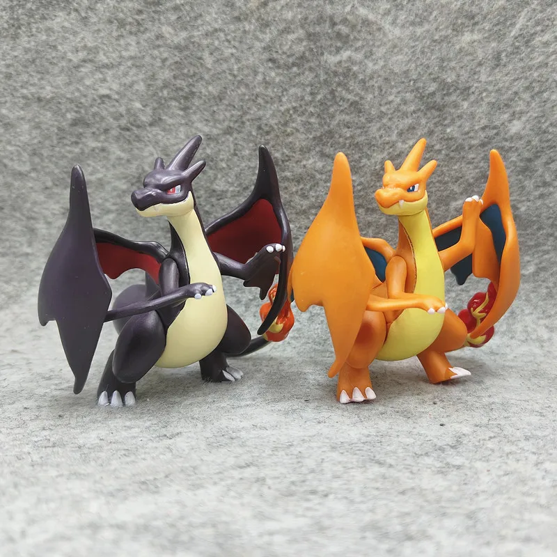 Pokemon-Action-Figures-Shiny-Mega-Charizard-Y-Children-Model-Toy-8cm ...