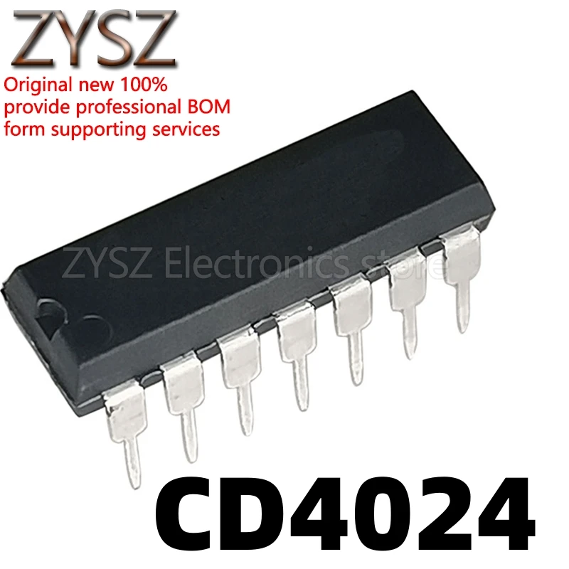 1PCS CD4024BE CD4024 in-line DIP14 binary counter chip