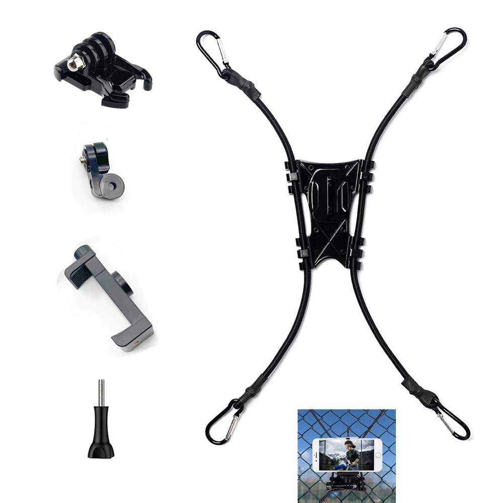 Net Chain Link Smart Phones Fence Mount for iPhone Universal Mobile ...