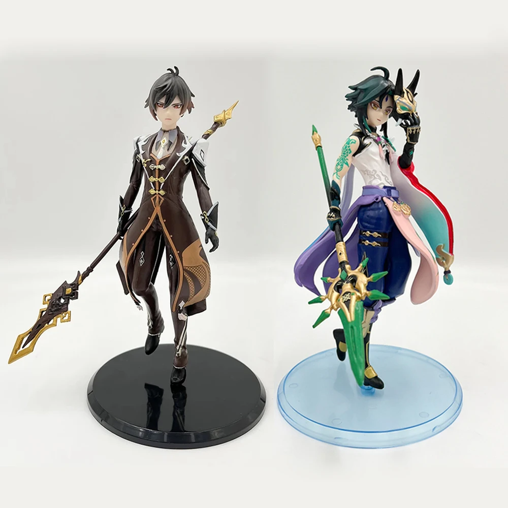 Genshin-Impact-Anime-Figure-Zhongli-PVC-Action-Figure-Klee-Xiao-Paimon ...