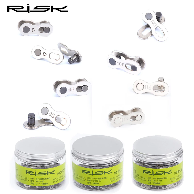 5 Pair Bike Chain Quick Link Mountain Bicycle Bike Chain Missing Quick ...