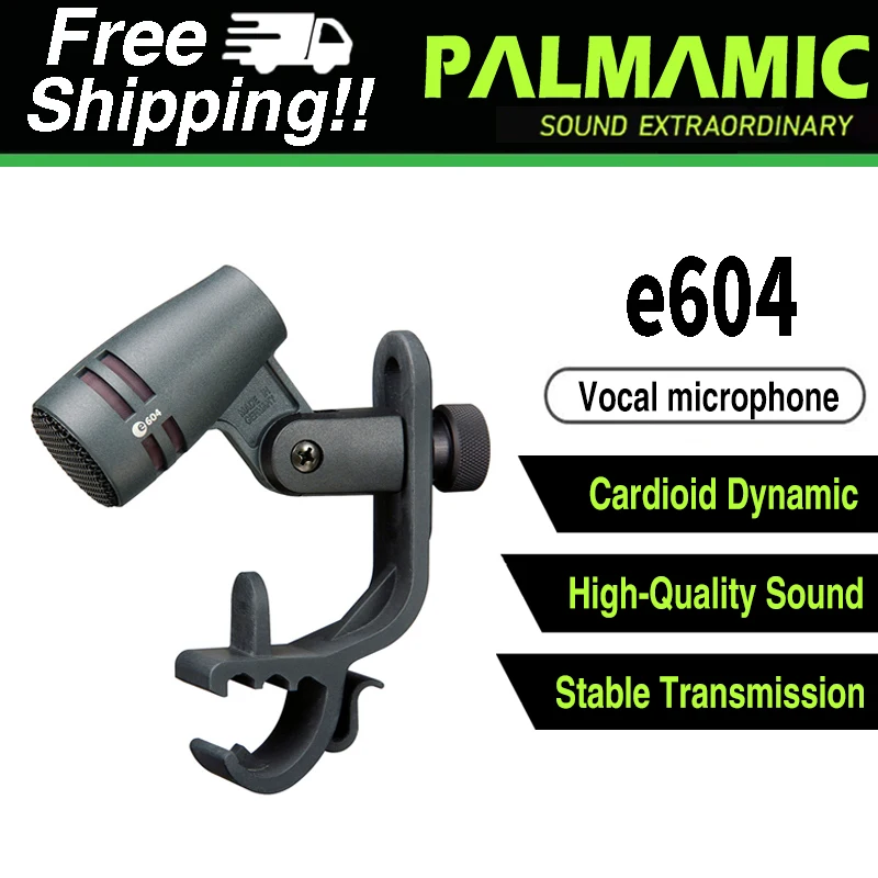 E604-Tom-Snare-Evolution-Series-Cardioid-Instrument-Wired-Drum-Microphone-e-604-with-Clip-Arm ...