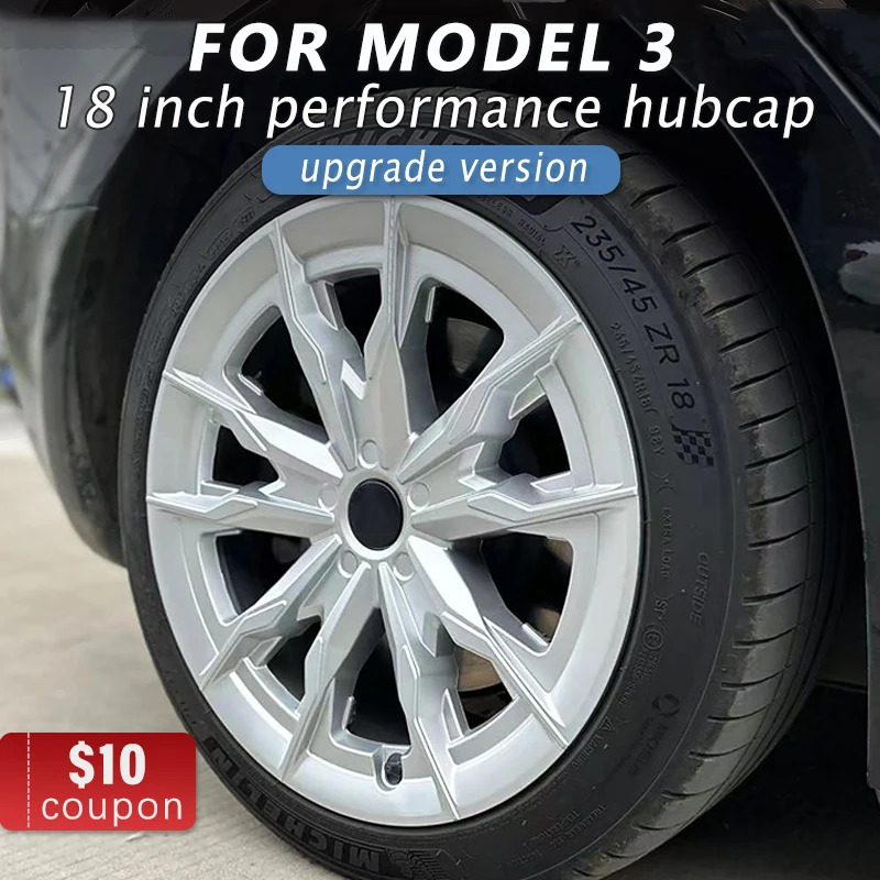 4PCS-Hub-Cap-Performance-for-Tesla-Model-3-18-Inch-Replacement-Wheel ...