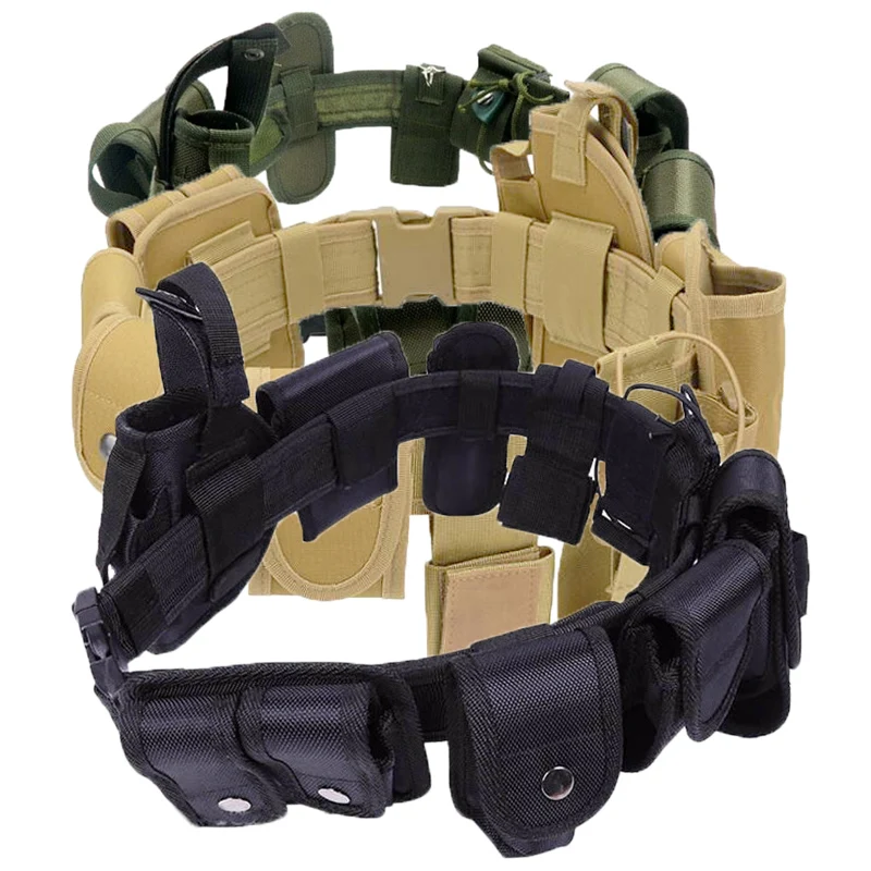 10pcs-Police-Tactical-Trimmings-Security-Belts-Military-Training-Safety ...