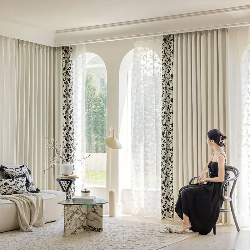Simple-and-Luxurious-Fabric-Curtains-for-Living-Room-Cream-Puff-Ink ...