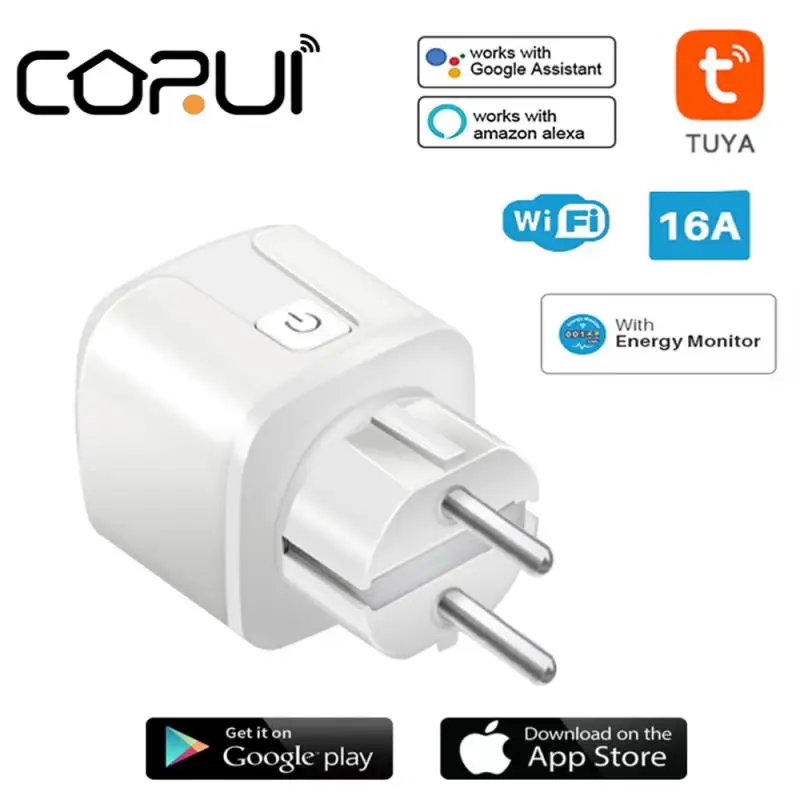 Smart Life Plug Power Monitor | Smart Power Plug Google Assistant - 16a ...
