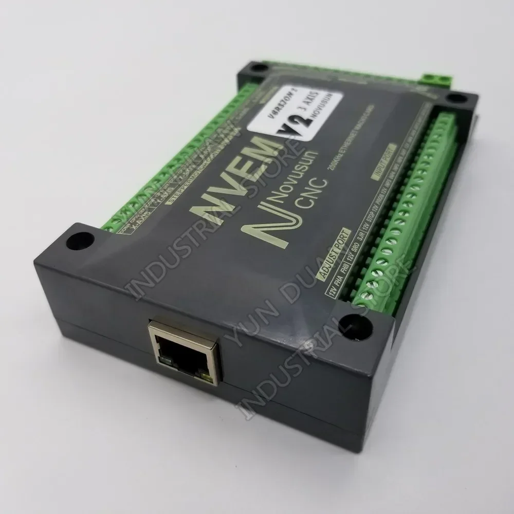 NVEM-Mach3-Ethernet-CNC-Motion-Controller-Breakout-Board-Control-Card-MPG-Stepper-Servo-Motor ...