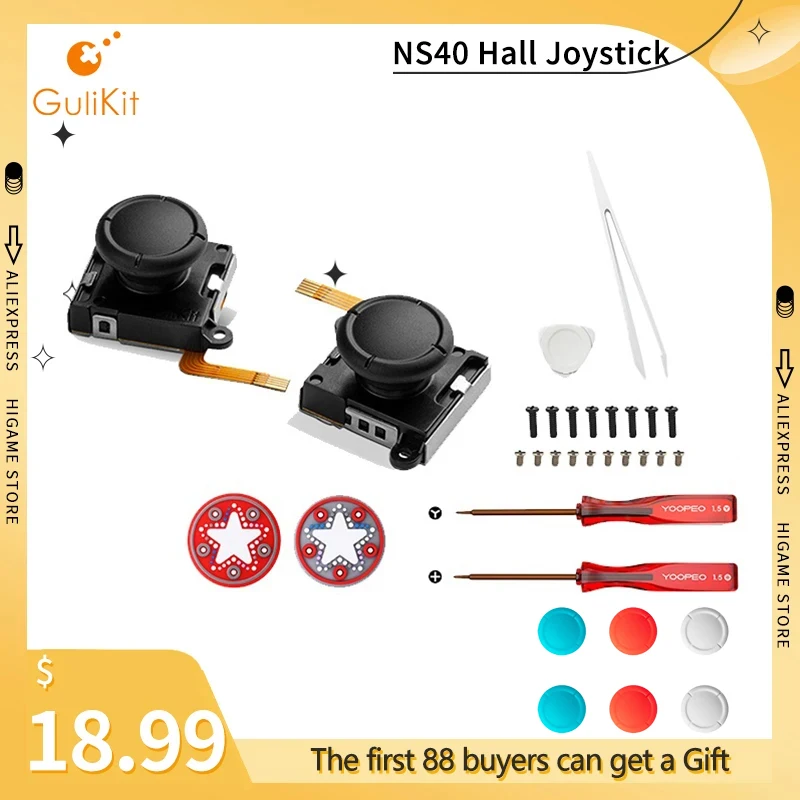Gulikit-NS40-Hall-Joystick-For-Joy-Con-Support-Repair-For-Nintendo ...
