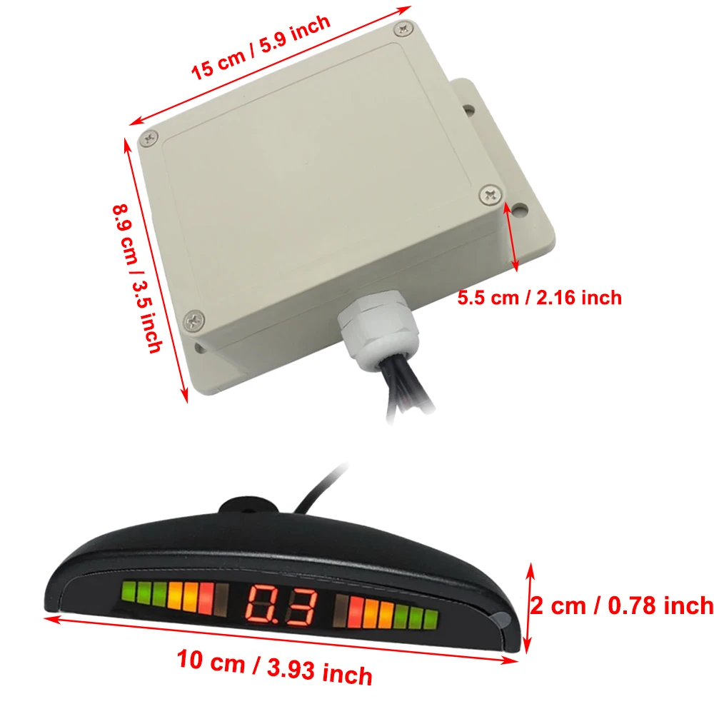 Reversing Radar Audible Alert Indication System LED Truck Reversing ...