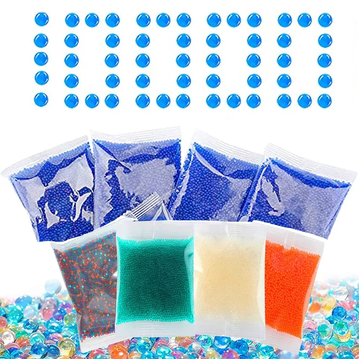 10000pcs-Gel-Water-Balls-Beads-Pearl-Shaped-Crystal-Soil-Water-Blaster ...