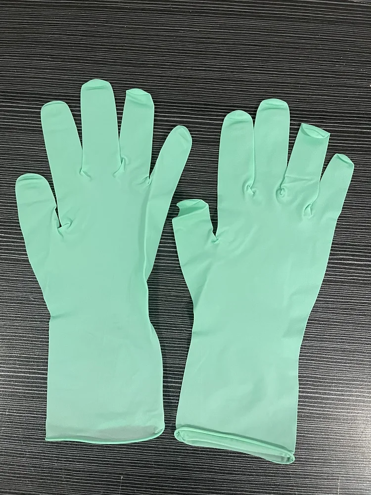 Natural latex powder free glove 30cm Please communicate with the ...