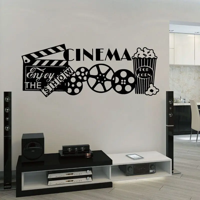 Pegatinas-de-pared-decorativas-para-cine-en-casa-calcoman-a-de-vinilo ...