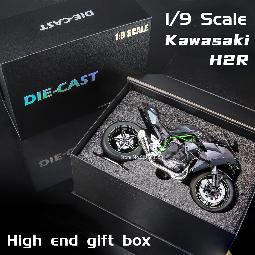 1/9 Kawasaki H2r S1000RR High End Gift Box Version Toy Motorcycle Model ...
