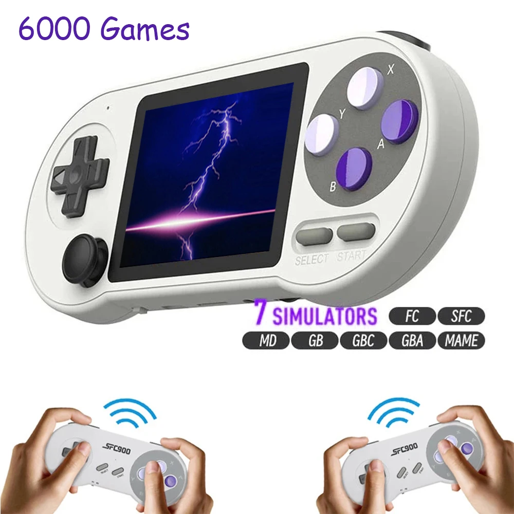 SF2000-handheld-game-console-Mini-Portable-Game-Console-Built-in-6000 ...