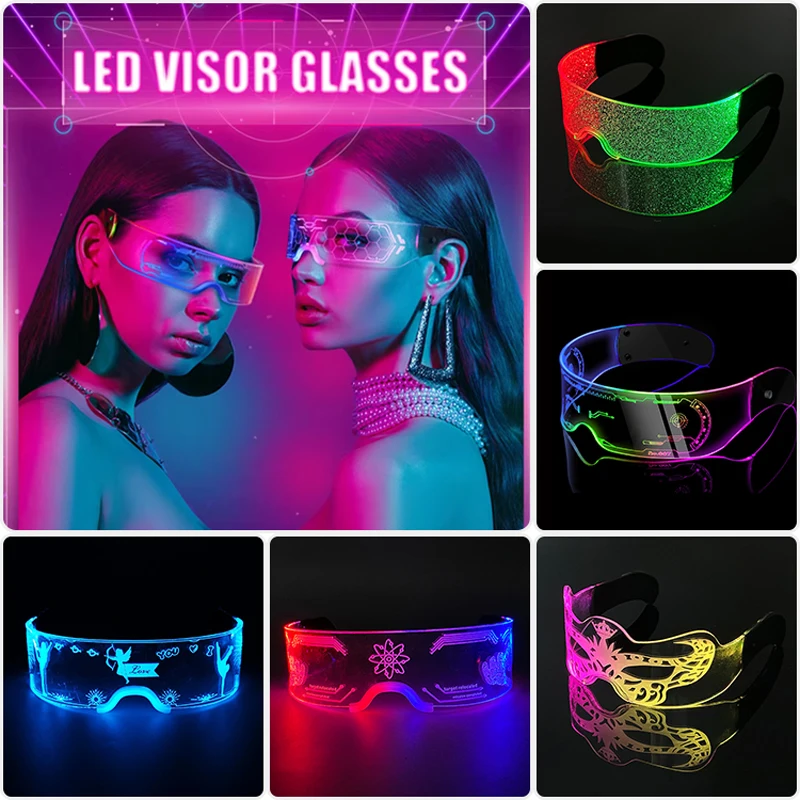 Led-Technology-Glasses-Christmas-Concert-Fluorescent-Party-Christmas ...