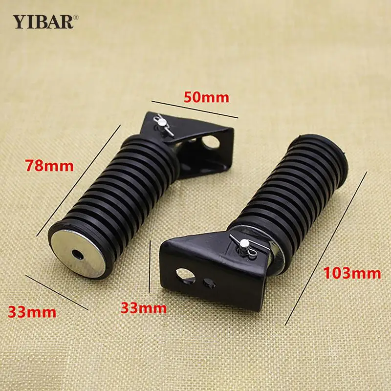 2Pcs-Motorcycle-Front-Rear-Footrests-Motorcycle-Foot-Pegs-For-GS125 ...