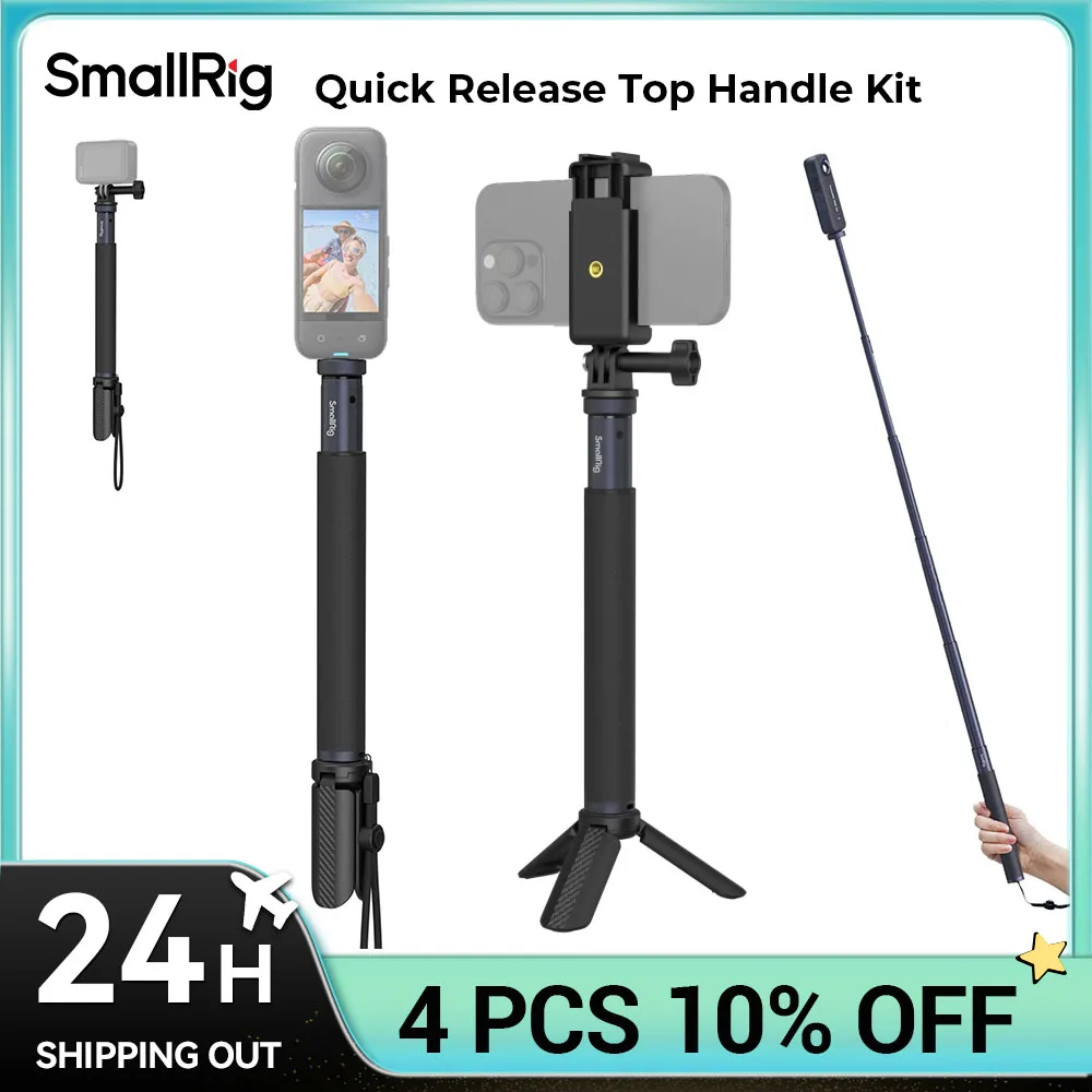SmallRig Selfie Stick for DJI Action Cameras,for GoPro,for insta360 ...