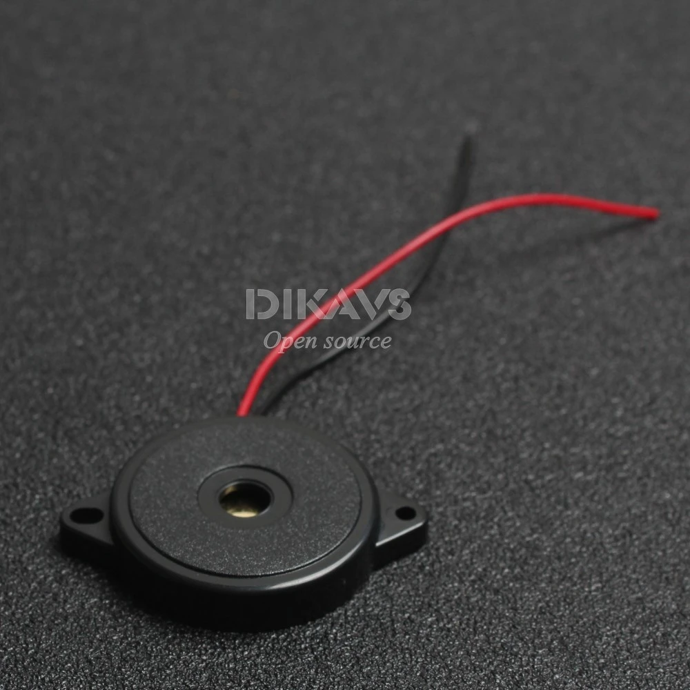 5PCS Enclosed Piezo Buzzer Element W/Wires Siren 30 x 5.5mm|piezo ...