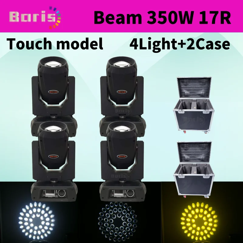 0Tax-4PCS-Beam-17R-350W-Moving-Head-Light-Sharpy-Beam-17R-Lyre-Beam ...