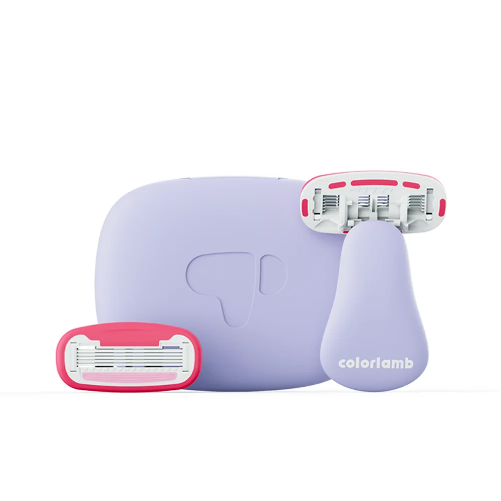 Colorlamb 1set Portable Women Razor Cute Shell Manual Shave Mane Leg ...