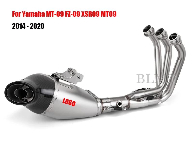 Full Motorcycle Exhaust Systems Modify Front Link Pipe With Escape Slip