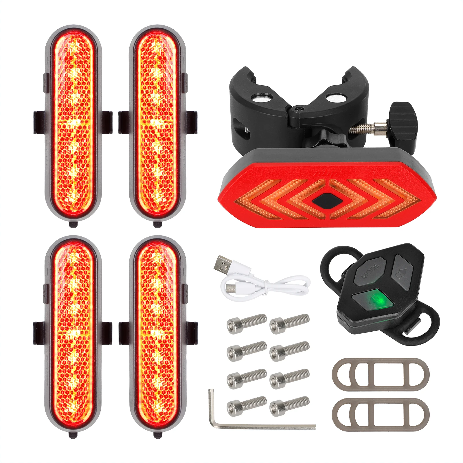 Wireless-Turn-Signal-for-Scooter-Remote-Control-LED-Warning-Lamp ...