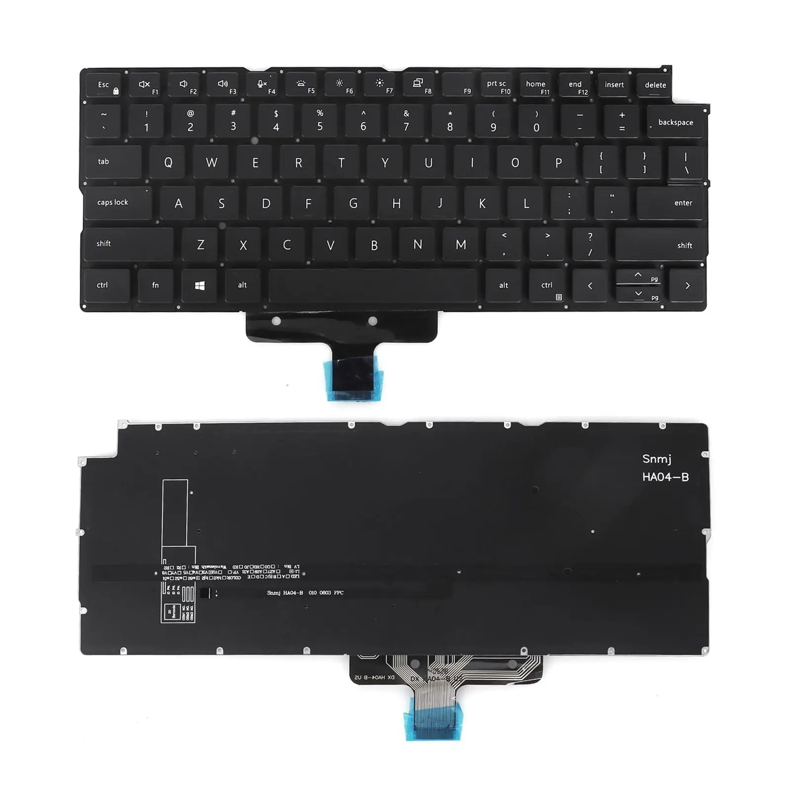 US Laptop Keyboard for Dell Latitude 9420 9430 Black with Backlit ...